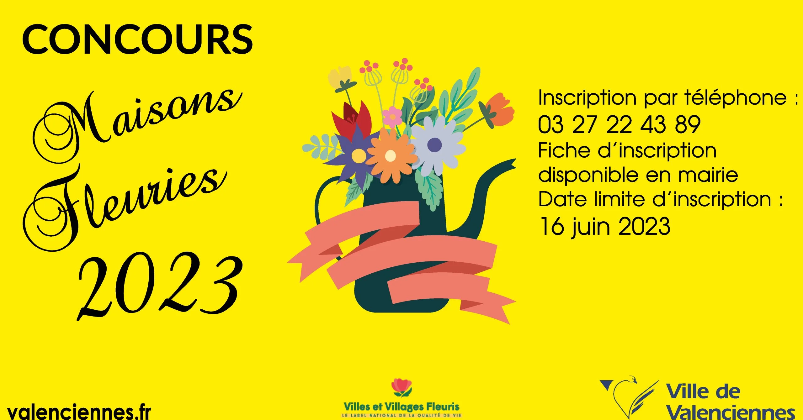 Concours des maisons fleuries 2023 - Ville de Valenciennes