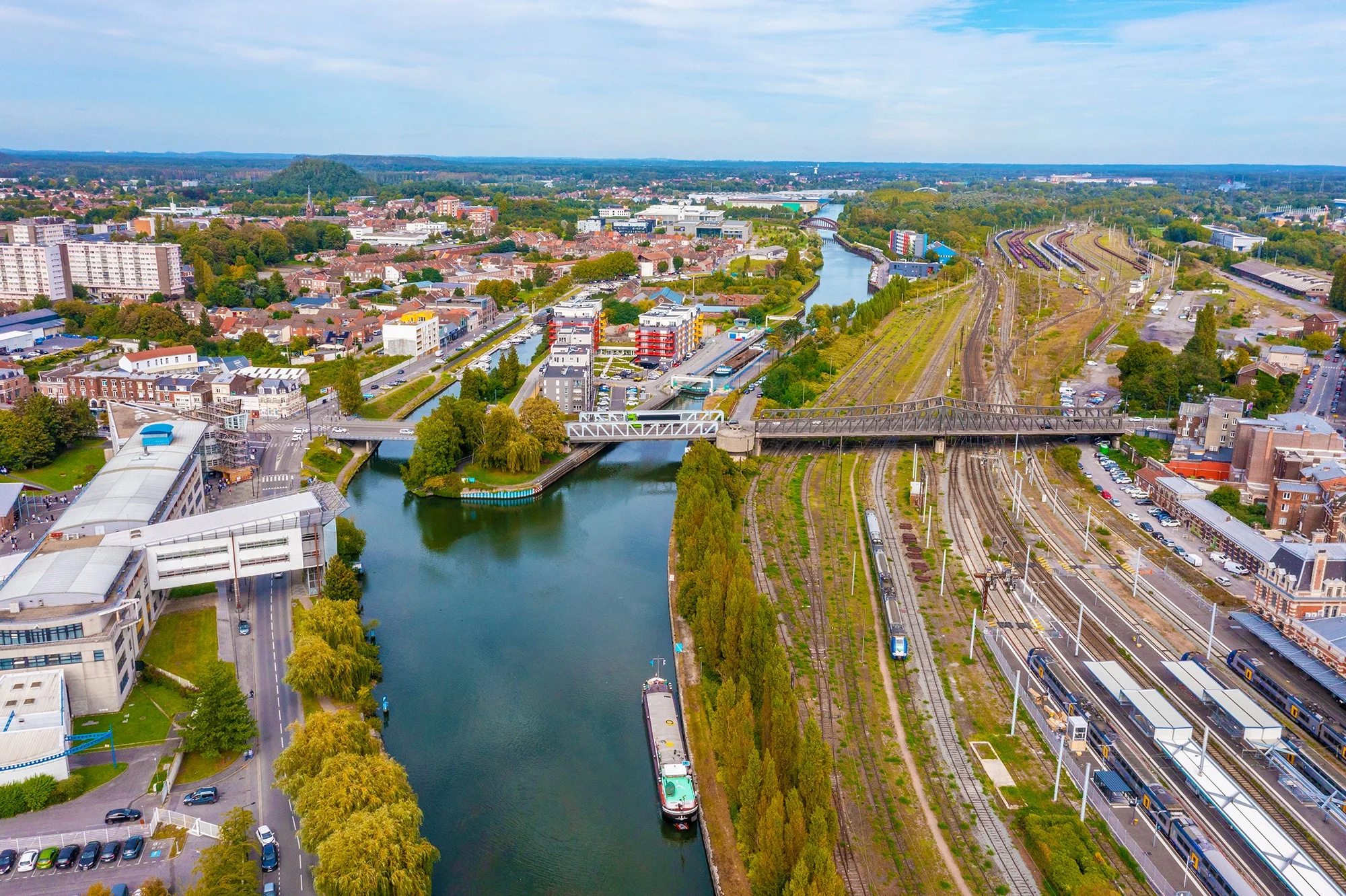 L'Escaut #vuedenhaut #valenciennes #valenciennes_maville # ...