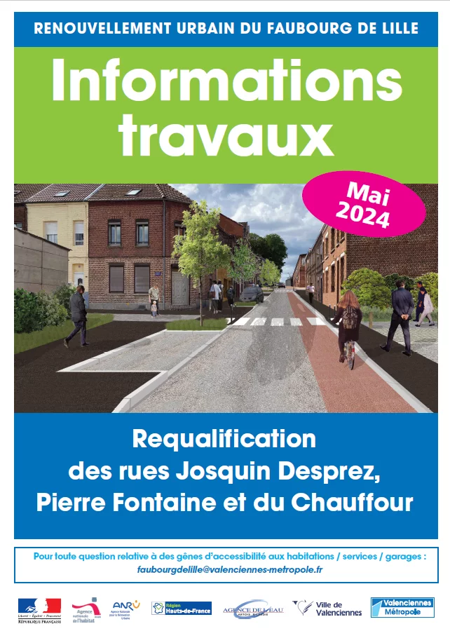 Infos travaux : Requalification des rues Josquin Desprez, Pierre ...